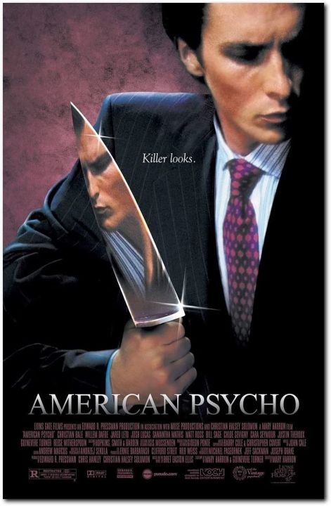 American Psycho Movie Poster X Unframed Display Ready Photo Print ...