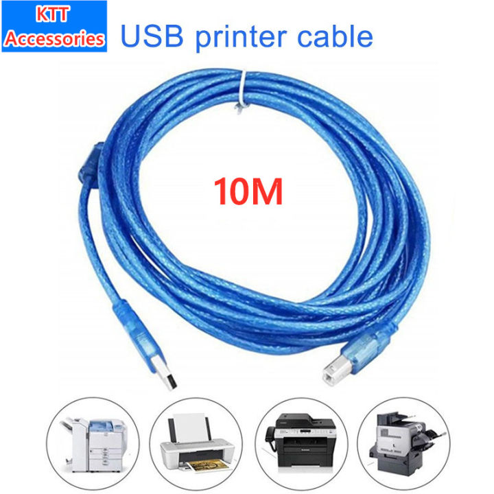 High Speed USB 2.0 Printer Cable AM to BM 1.5M 3m 5m 10m | Lazada PH
