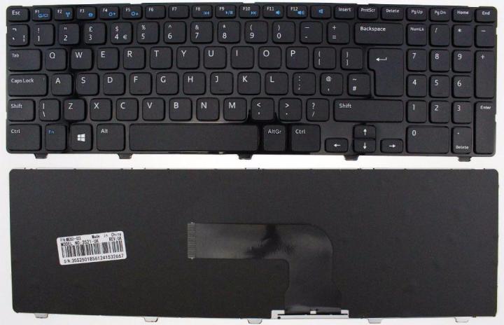 Laptop Keyboard For Dell Ispiron 3521 2521 P28F 5521 | Lazada PH
