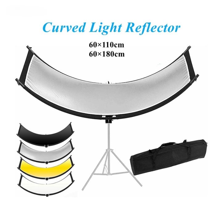 【SM】U-Shape Curved Light Reflector Adjustable Lighting Diffuser Kit for ...