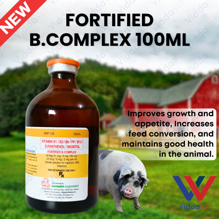 Viddavet Fortified B Complex 100ml Nutri-B Forte Injection | Lazada PH