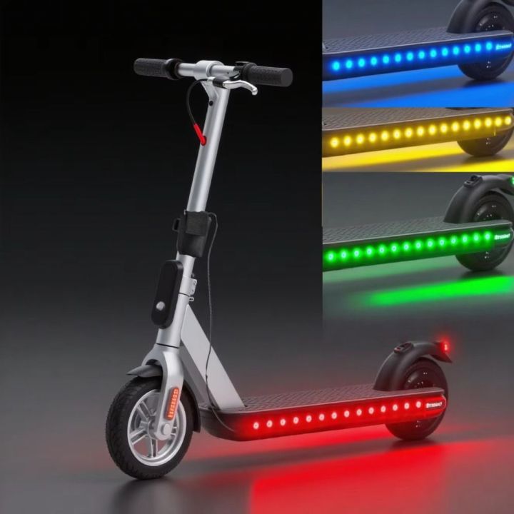 WAYCAI ใช้พลังงานจากแบตเตอรี่ ไฟ LED สกู๊ตเตอร์ หลายสี ทำเอง ไฟส่อง ...