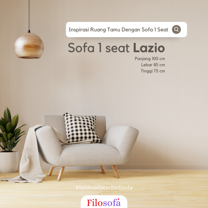 Sofa 1 Seat Minimalis Modern / Sofa Santai Baca | Lazada Indonesia