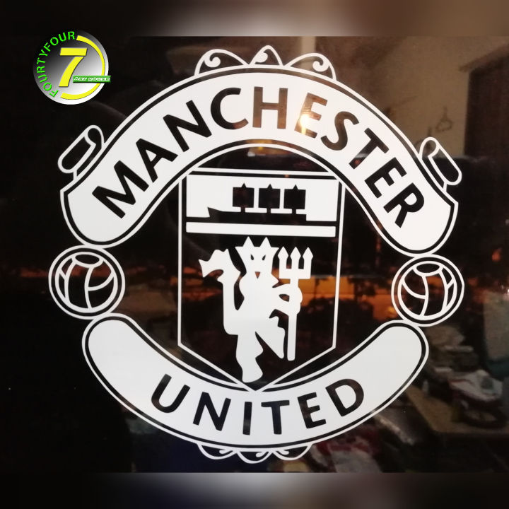 Manchester United Logo sticker (car/motorcycle-stick from outside) | Lazada