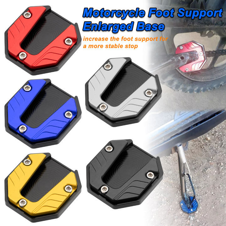 Motorcycle Universal Kickstand Extender Foot Modified Side Stand Shoes ...