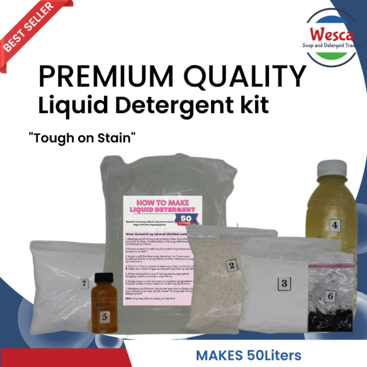 PREMIUM DIY LIQUID DETERGENT KIT 50 LITERS YIELD | Lazada PH
