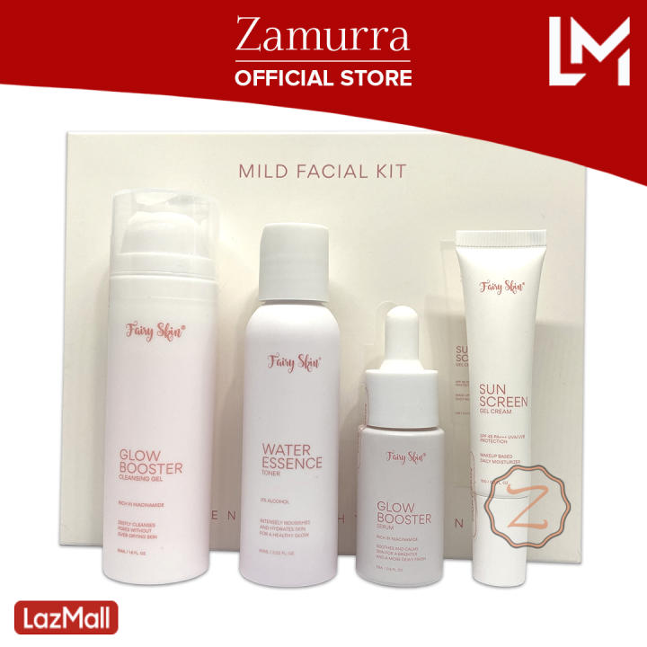 FairySkin Mild Facial Kit Mildkit Set Fairy Skin Mild Skincare Set ...