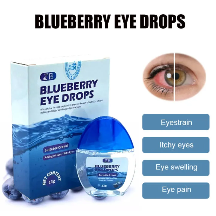 Blueberry Eye Drops 13g | Itchy Eyes | Glaucoma |Eye Drops |Dry Eyes ...
