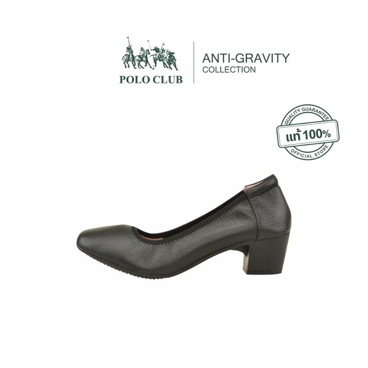 POLO CLUB รองเท้าหนัง รุ่นP1935 สีดำ | รองเท้าคัทชูผู้หญิง รองเท้าหนัง ...