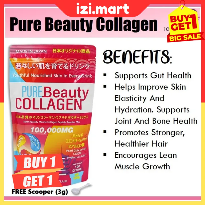 Pure Beauty Collagen Powder Original PBC 100g | Lazada PH