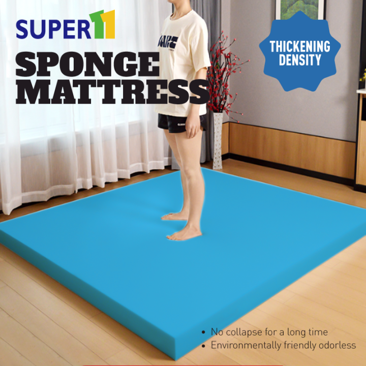 Super11 Foam Pad Mattress Thicken Ready Stock Single/Double/Queen/King ...