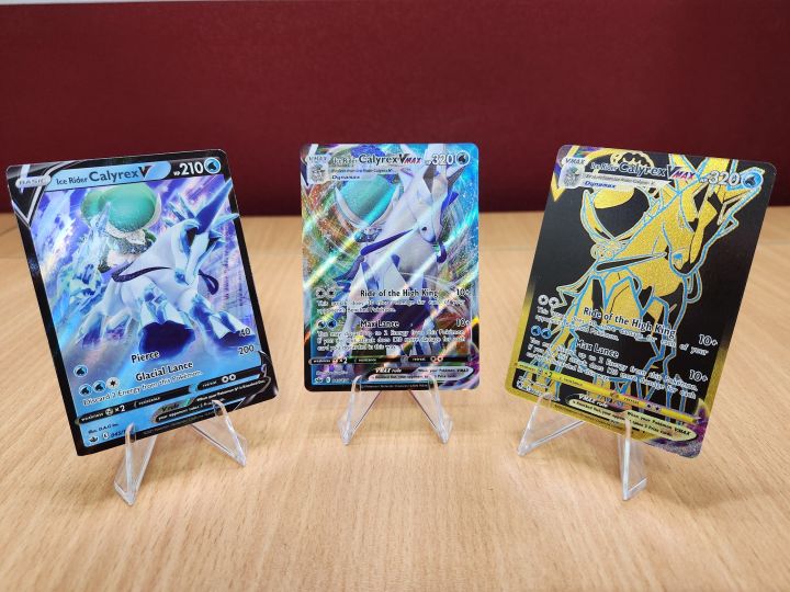 Ice Rider Calyrex V, Vmax and Gold - Ultra Rare Sword and Shield ...
