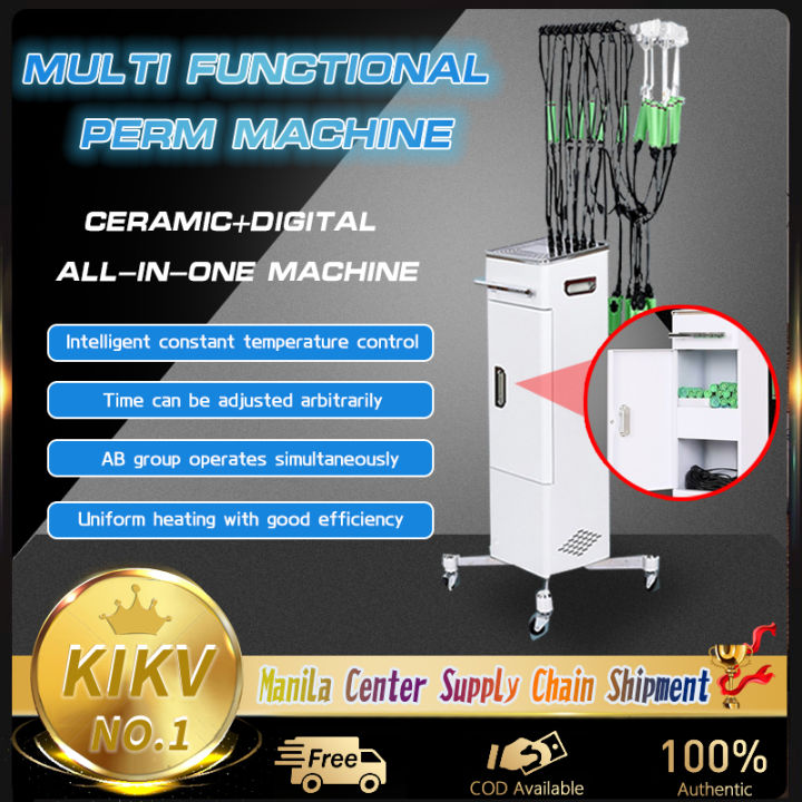 Perm wit can digital digital ceramic hair salon barber shop with curly hair perm salon hair ...