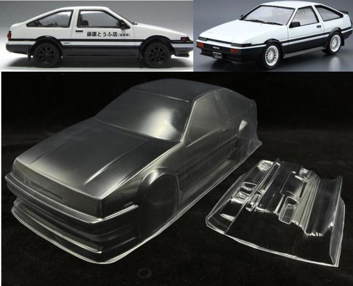 1/10 Sports Car Shell M Car shell Toyota AE86 Transparent PC Car shell ...