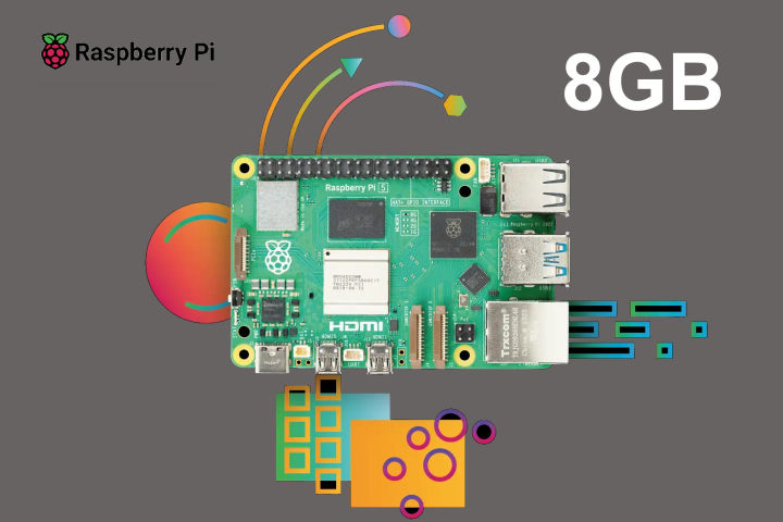 Raspberry Pi 5, 8GB RAM, Dual 4Kp60, PCI express | Lazada Singapore