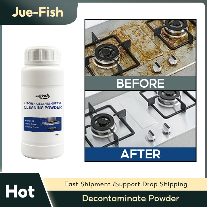 Kitchen Decontamination Powder Stove Cleaning Kitchenware Oil Pollution ...