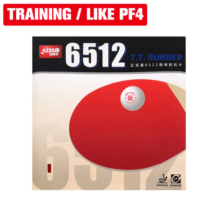 2020 New DHS 6512 Classic Table Tennis Rubber (Allround Type) Original DHS 6512 Ping Pong Sponge ...