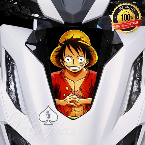 HONDA CLICK 160 V3 FRONT STICKER ANIME ej cycle | Lazada PH