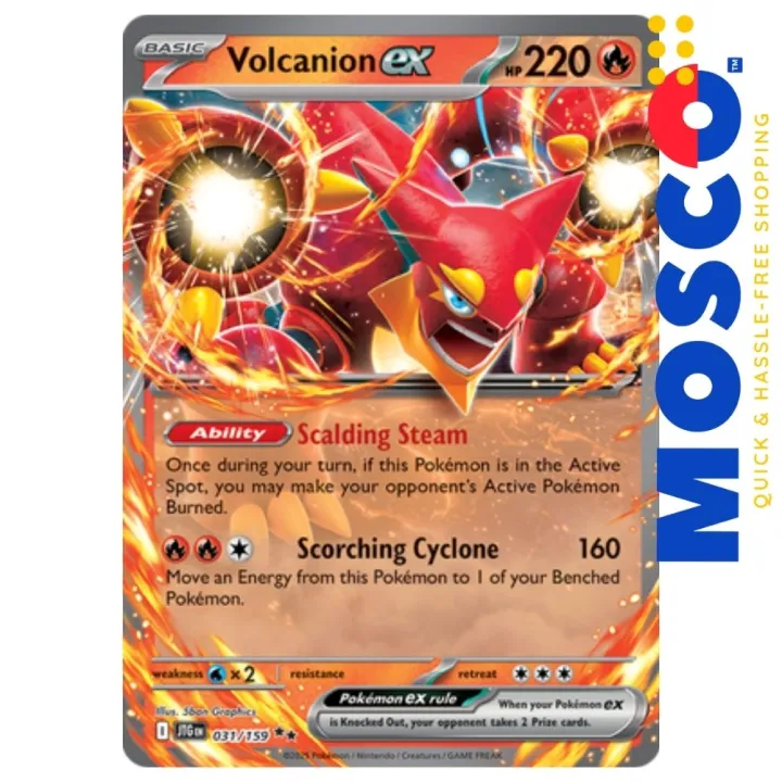 Volcanion ex - 031/159 Journey Together | Pokemon TCG | Lazada PH