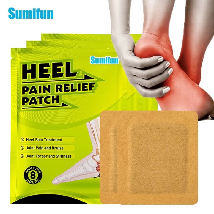 6pcs Sumifun Heel Plaster Pain Relief Patch Herbal Bone Spurs Achilles ...