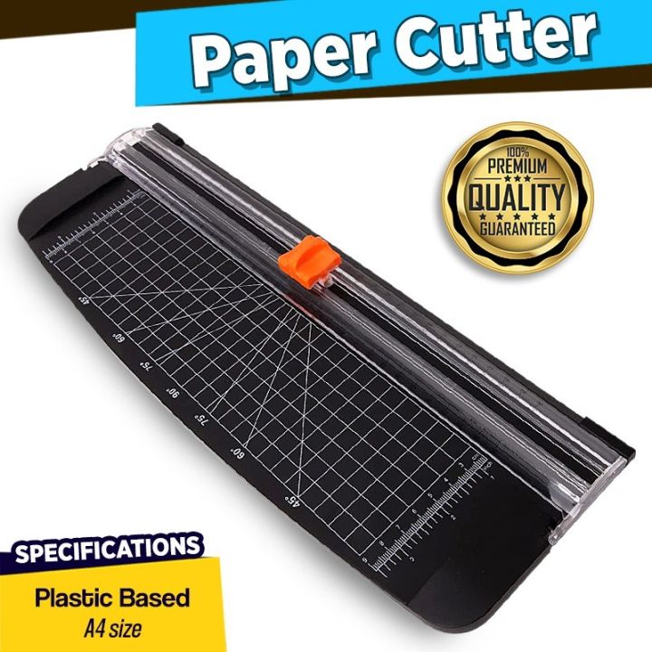 QUAFF Paper Cutter A4 Plastic/Alat Potong Kertas/Paper Cutter | Lazada ...