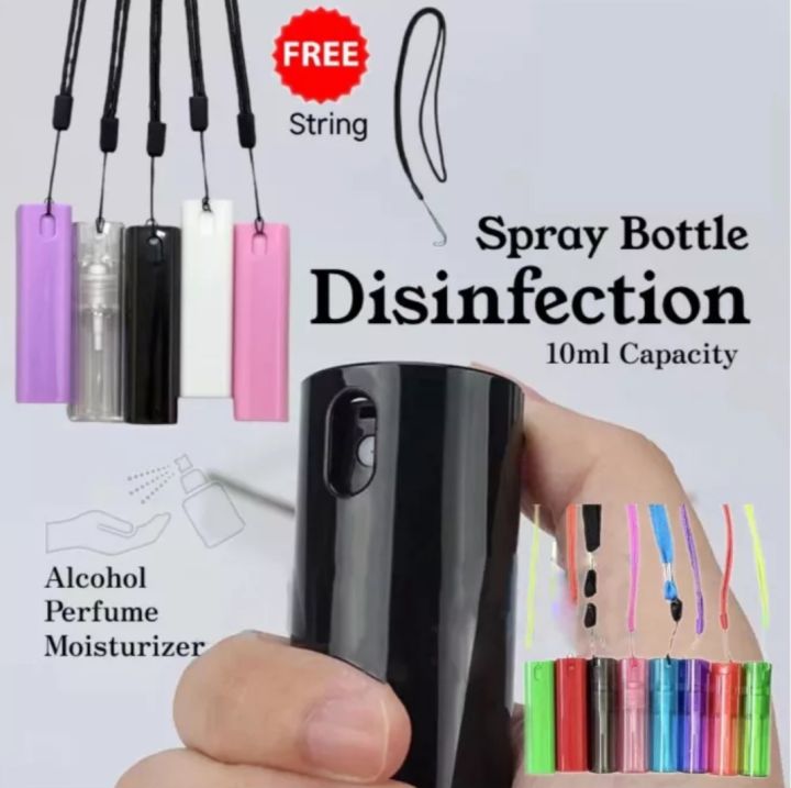 1PACK (10PCS) 10ml & 20ml Mini Spray Square Bottle Travel Refillable ...