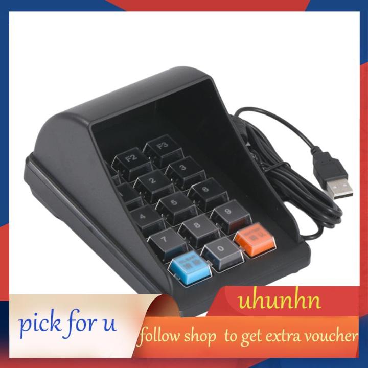 【uhunhn】-New A600 USB 15-Key Anti-Peep Password Keyboard with Beeping ...
