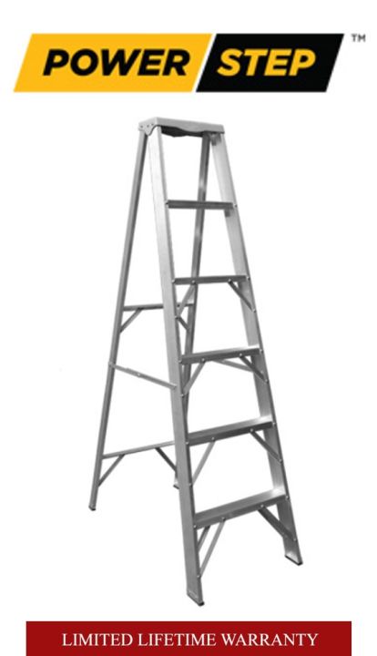 Power Step Aluminum A-Type Ladders from 2ft up to 10ft | Lazada PH