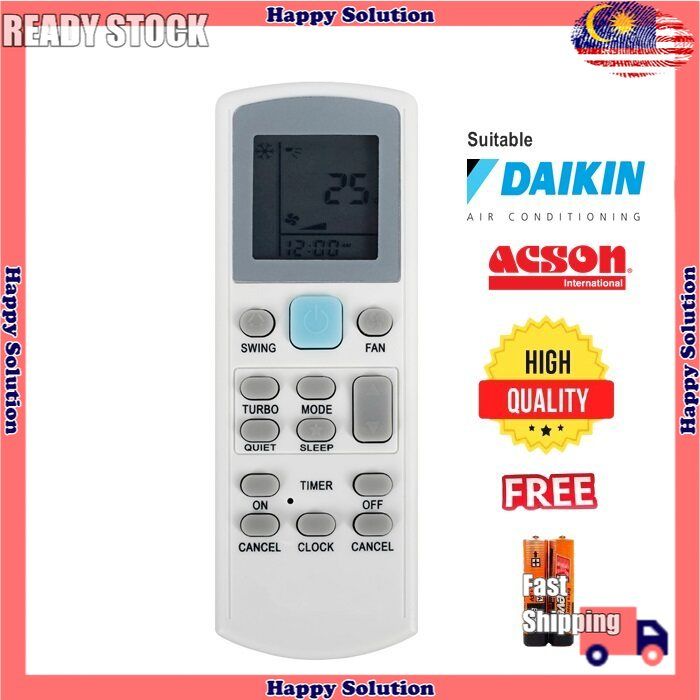 NEW DAIKIN ACSON Aircon Air Conditioner Remote Control ECGS02 ECGS02-i ...