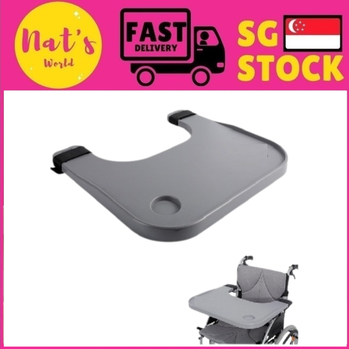 Wheelchair Table Transport Chair Trays Lap Desk Removable Wheelchair ...