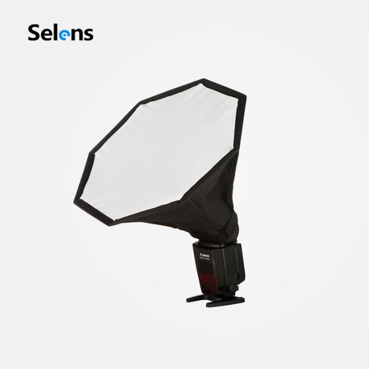 Selens 14CM Softbox Universal Foldable Flash Light Diffuser Octagon ...