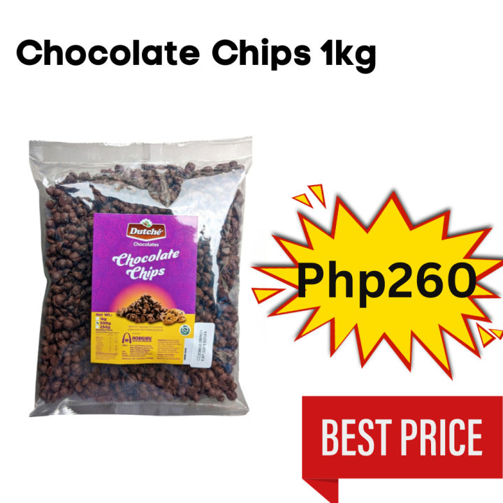 Choco Chips Dutché Achievers 1kg for Baking and Confectionary Use ...