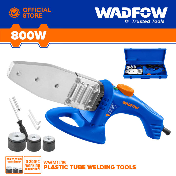 WADFOW 800W Plastic Tube Welding Tools Fusion Machine Pipes Welder Kit ...
