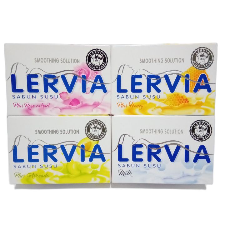 สบู่อาบน้ำนมแพะสกัด90กรัม Lervia | Lazada.co.th