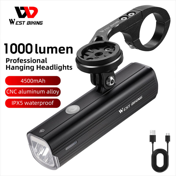 WEST BIKING 400/800/1000 Lumen Bike Light Waterproof IPX5 Bicycle ...