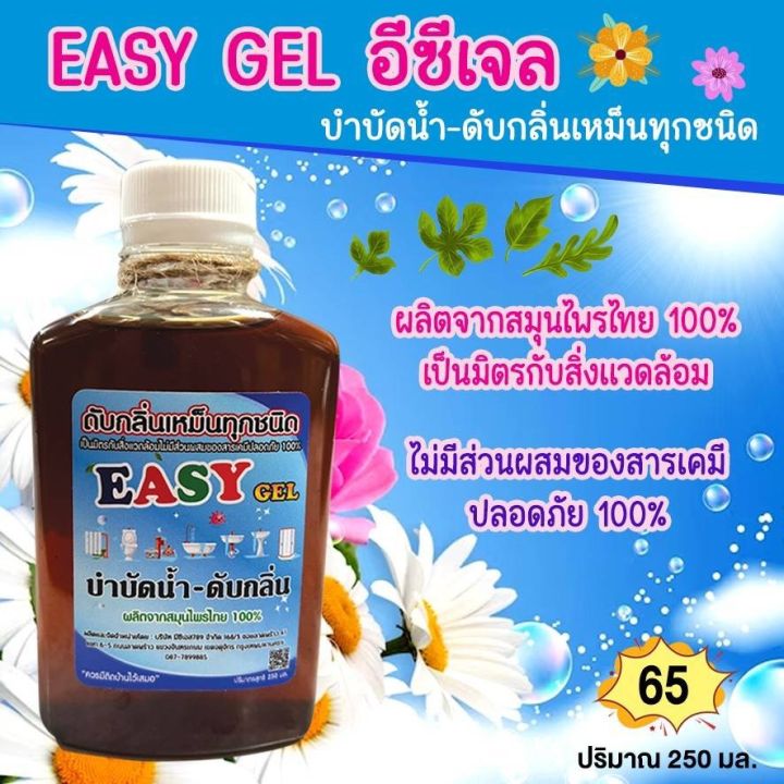 EASY GEL อีซีเจล บำบัดน้ำ-ดับกลิ่นเหม็นทุกชนิด | Lazada.co.th