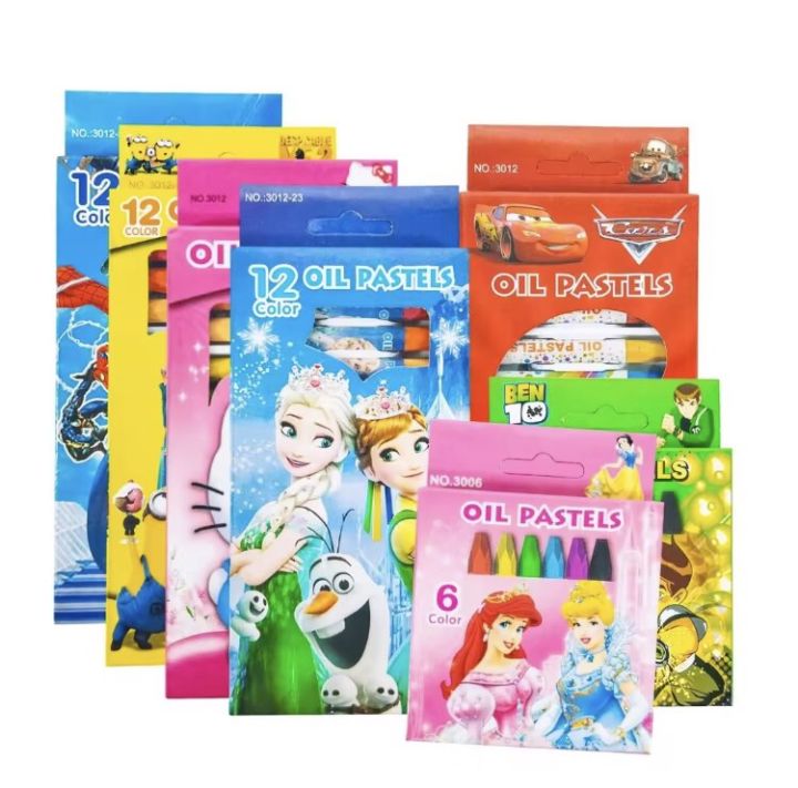 6/12-Color Character Design Oil Pastel Arts & Crafts Coloring Material ...
