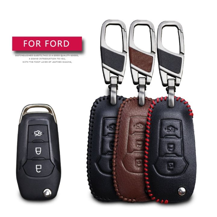 xuming Ford EVEREST Flip Folding Car Key Case Cover For Ford Fusion ...