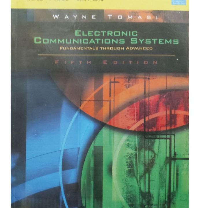 Electronic Communication System fifth edition by:Wayne Tomasi | Lazada PH