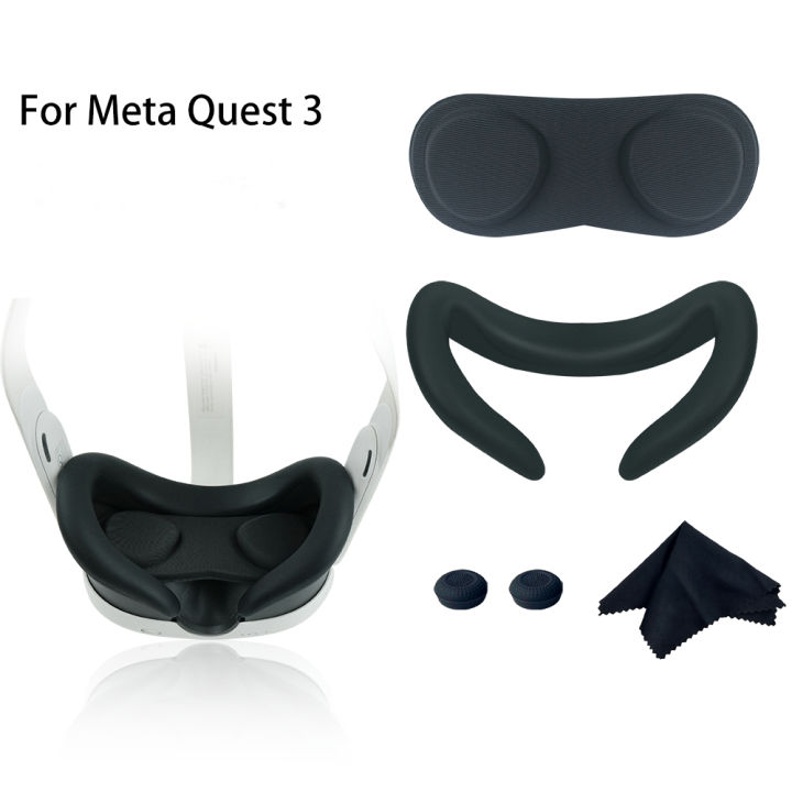 For Meta Quest 3 VR Headset Head Eye Pad Handle Grip Button Cap Lens ...
