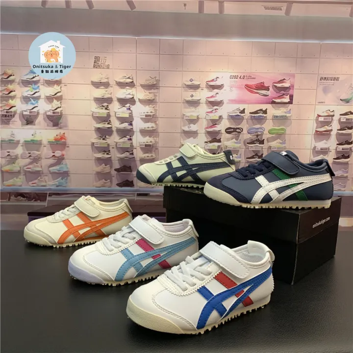 Onitsuka Tiger children's shoes hook and loop boys and girls baby ...