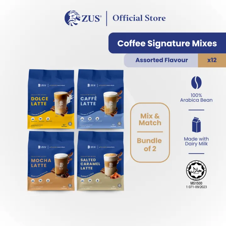 [Bundle of 2] ZUS Signature Mixes Coffee - 12's | Lazada