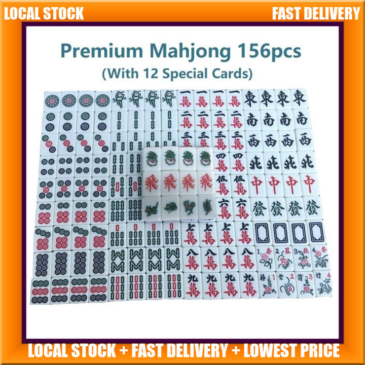 Mahjong set 156 pieces Local Stock Local Seller Singapore Mahjong ...