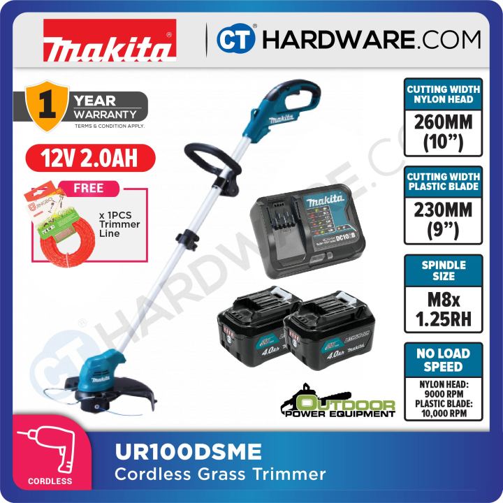 MAKITA UR100DZ CORDLESS STRING BRUSH TRIMMER 12VMax 10000RPM | 130W | Lazada