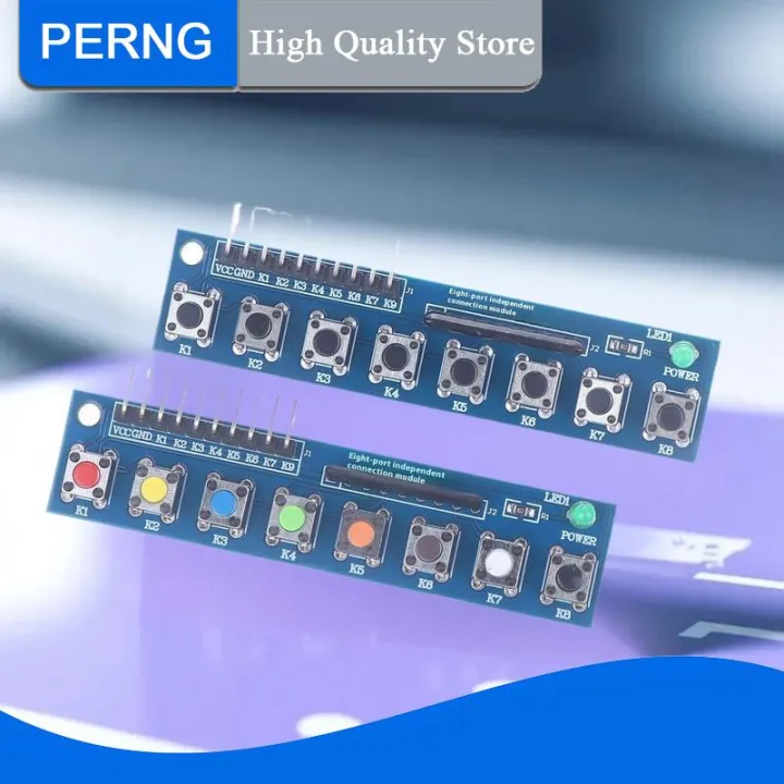 [PERNG] Tehe 8 Independent Key Button Touch Button Module With LED ...