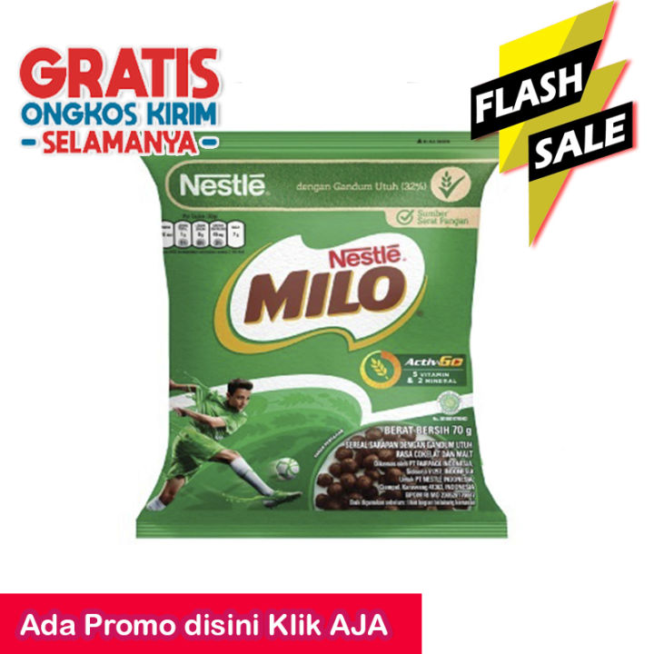 Nestle MILO Active Go 70 gr cereal milo balls | Lazada Indonesia