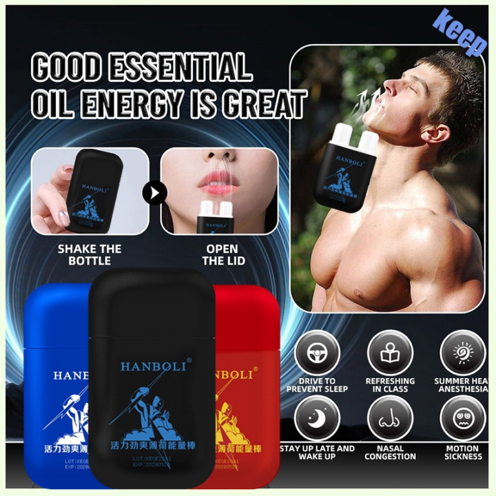 ORIGINAL Inhaler Refreshing Stick Double Hole Energizing Energy Bar ...