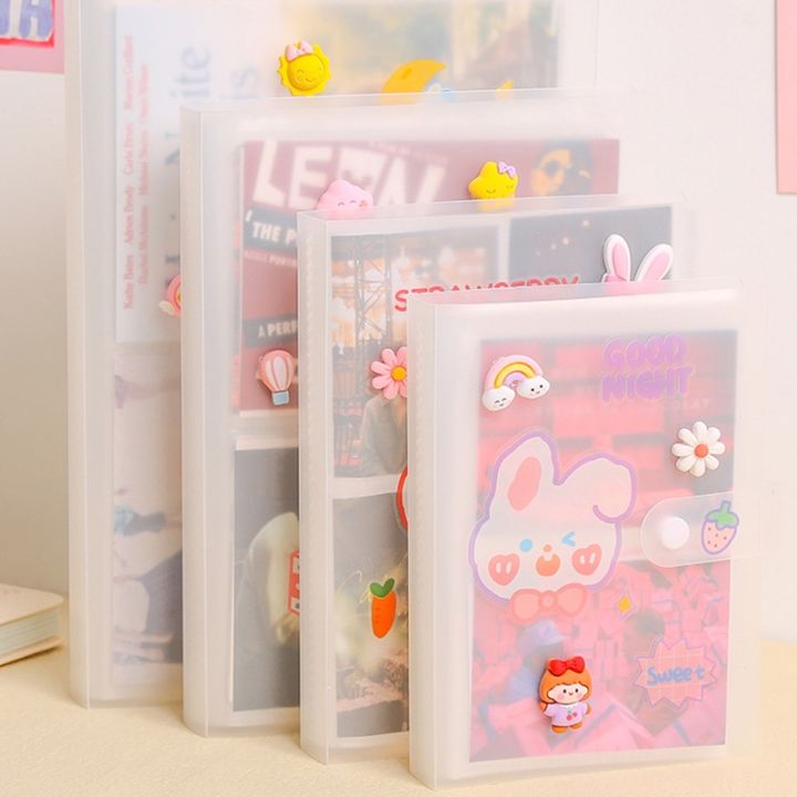 Multi-Size Transparent Frosted Photo Album Simple Waterproof Album Book ...