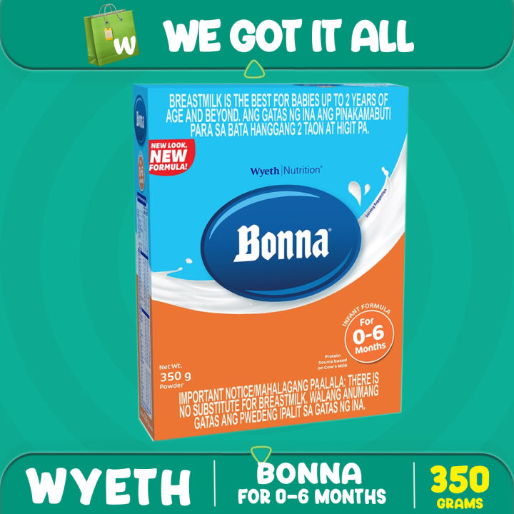 BONNA Stage 1 Infant Formula for 0 to 6 months 350g | Lazada PH