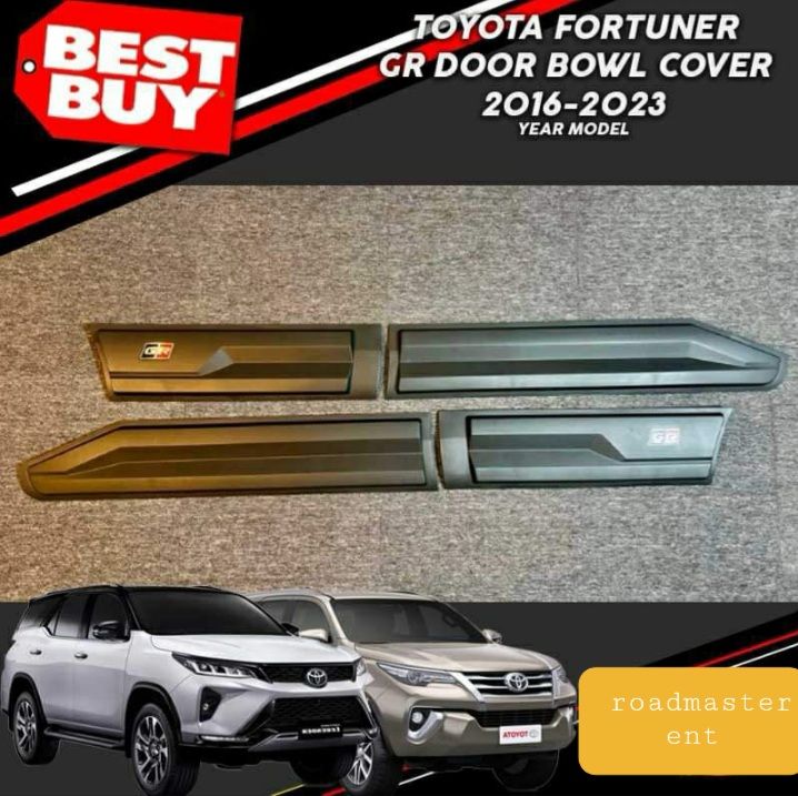 Toyota Fortuner 2016 to 2024 GR Body Wide Side Moulding / Side Cladding ...